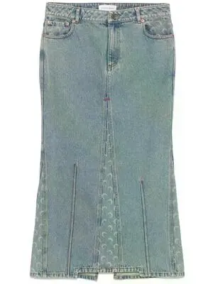 Marine Serre Denim Skirts