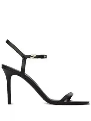 COURREGES Ac Stiletto Heel Sandals - Black