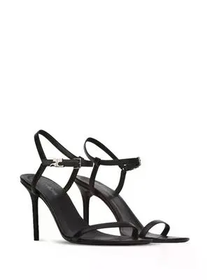 COURREGES Ac Stiletto Heel Sandals - Black