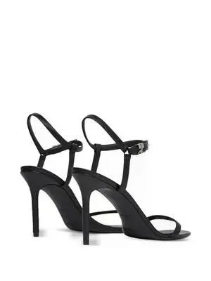 COURREGES Ac Stiletto Heel Sandals - Black