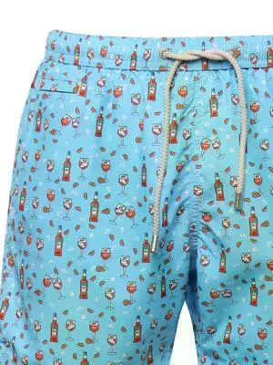 MC2 SAINT BARTH Pattern Jacquard Swim Shorts