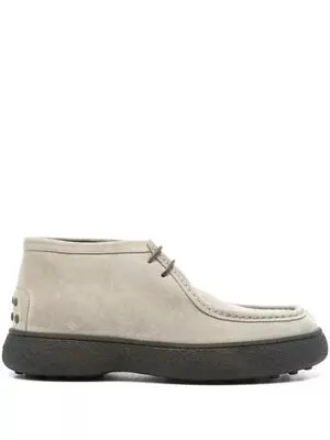 TOD'S Suede W. G. Boots - Grey
