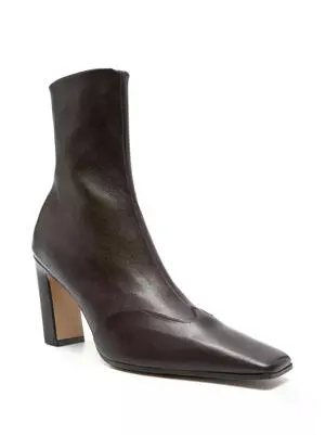 Khaite 85mm Nevada Boots - Brown