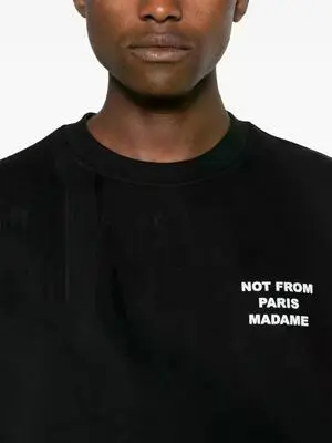 Drole De Monsieur Le Slogan Sweatshirt Top