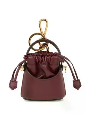 Etro Saturno Logo-engraved Keyring - Red