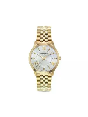 FERRAGAMO Pair Duo 40mm Timepiece Silver