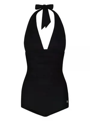 Dolce & Gabbana Halterneck One-piece Swimsuit - Black