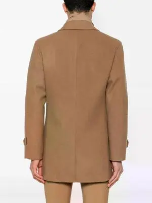 PALTO' Geraldo Water-repellent Layered Wool-blend Coat