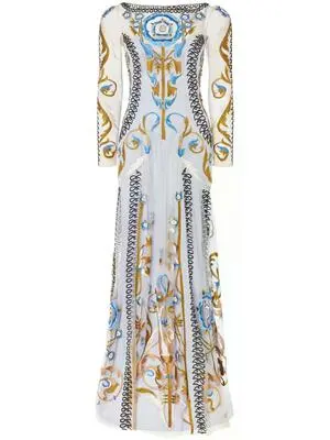 TEMPERLEY LONDON Alessia Maxi Dress - Blue