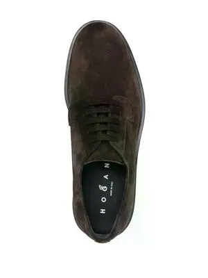 Hogan Lace-up Suede Derby Shoes