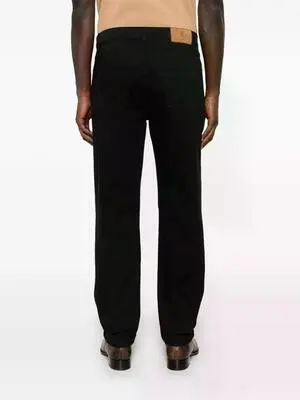 Brunello Cucinelli Logo-embroidered Jeans - Black