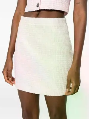 Alessandra Rich Sequin-embellished Tweed Mini Skirt