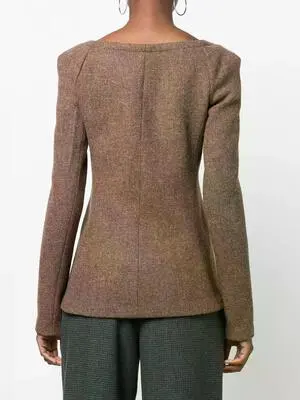 Veronique Leroy Square-neck Fitted Jacket