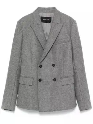 Fabiana Filippi Double-breasted Flannel Blazer