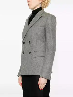 Fabiana Filippi Double-breasted Flannel Blazer