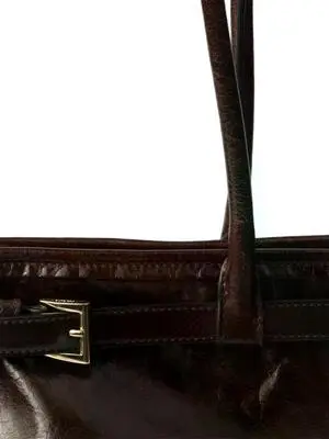 Prada Bonnie Extra-large Leather Handbag - Brown