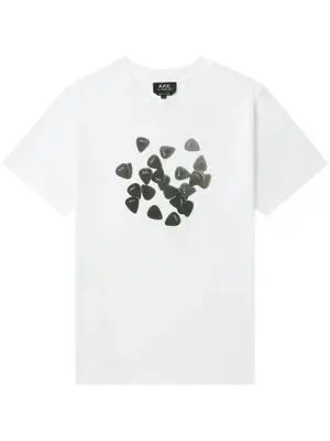 A.p.c. Logo-print T-shirt - White