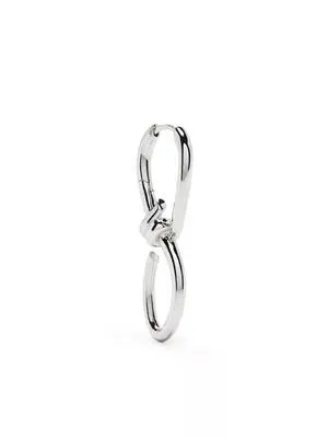 MARIA BLACK Pirro Twisted Single Earring - Silver