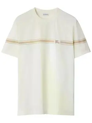 Burberry Striped Cotton T-shirt
