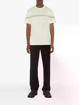 Burberry Striped Cotton T-shirt