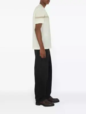 Burberry Striped Cotton T-shirt