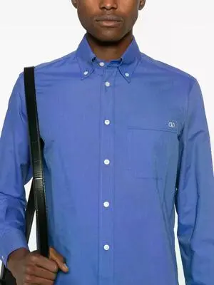 Valentino Garavani Vlogo-embroidered Shirt