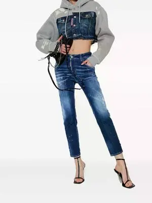 Dsquared2 Whiskering-effect Skinny Jeans - Blue