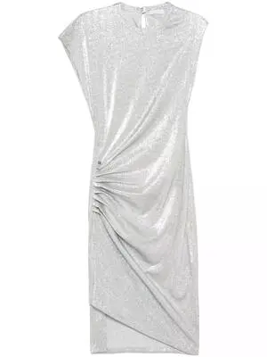 Rabanne Draped Asymmetric Mini Dress