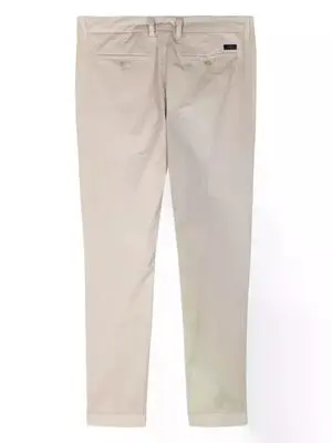 FAY Capri Straight-leg Trousers - Neutrals