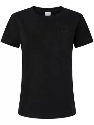 Pinko Logo-embroidered T-shirt