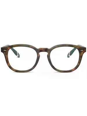 Polo Ralph Lauren Round-frame Glasses - Brown