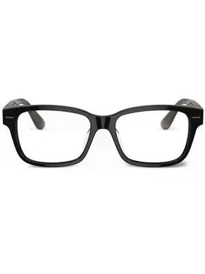Brunello Cucinelli Bc3003 Rectangle-frame Glasses - Black