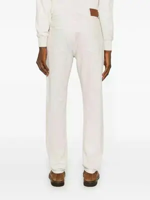 Brunello Cucinelli Logo-embroidered Straight Leg Jeans