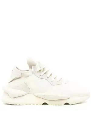 Y3 Kaiwa Panelled Lace-up Sneakers - Neutrals