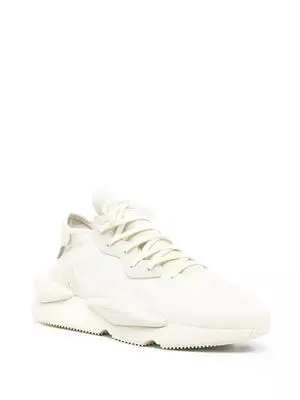 Y3 Kaiwa Panelled Lace-up Sneakers - Neutrals