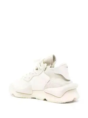 Y3 Kaiwa Panelled Lace-up Sneakers - Neutrals