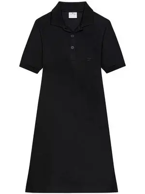 COURREGES Polo Mini Dress - Black
