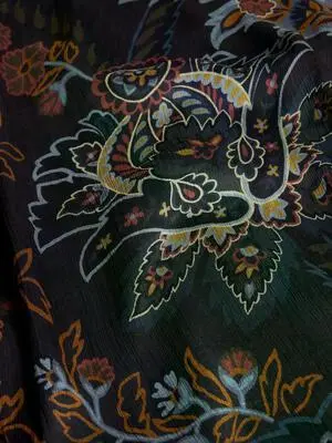 Etro Paisley Printed Silk Dress