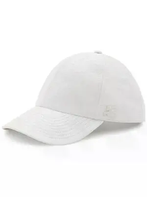 COURREGES Logo-patch Baseball Cap - White