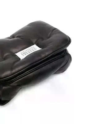 MAISON MARGIELA Glam Slam Flap Shoulder Bag - Black