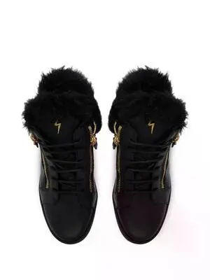 GIUSEPPE ZANOTTI Kriss Winter High-top Sneakers - Black