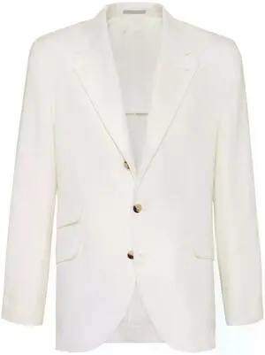 Brunello Cucinelli Single-breasted Blazer - Neutrals