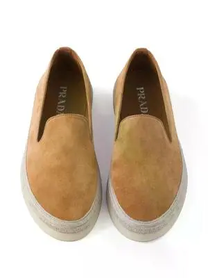 Prada Suede Loafers