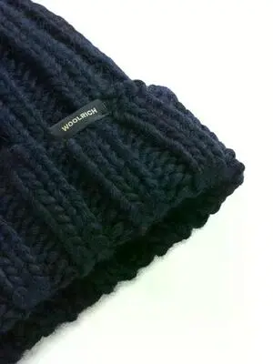 Woolrich Ribbed-knit Beanie - Blue