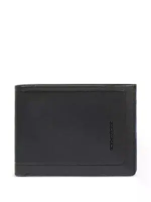PIQUADRO Logo-lettering Wallet - Black