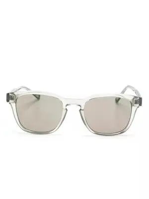 Lacoste Logo-engraved Square-frame Sunglasses - Grey