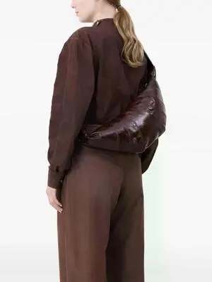 LEMAIRE Medium Croissant Cotton Bag - Brown