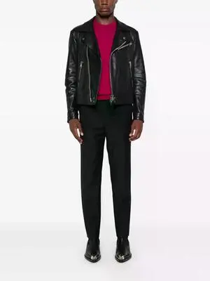 Dsquared2 Logo-plaque Fine-knit Jumper