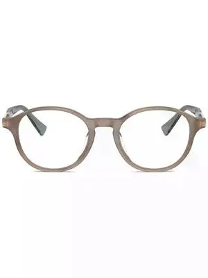 Brunello Cucinelli Round-frame Glasses - Brown