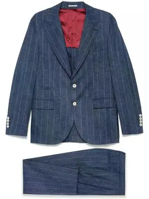 Brunello Cucinelli Striped Suit